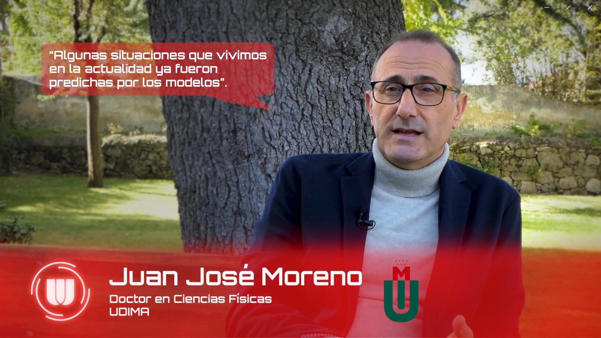 Juan José Moreno: "A largo plazo, sin reducir las emisiones, el panorama sería desolador" | UDIMA